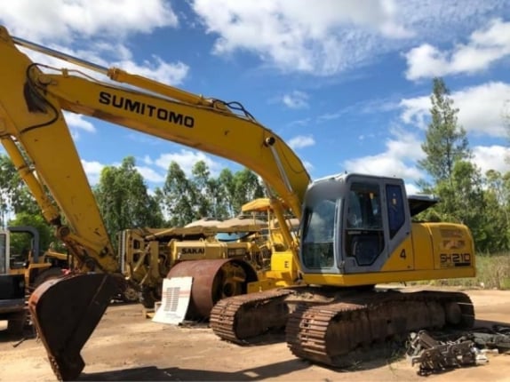 ขาย 895,000 SUMITOMO SH 210-5 ทำงาน 12,000 ชม. เครื่องดี ปั้มแรง โช่หนา ...