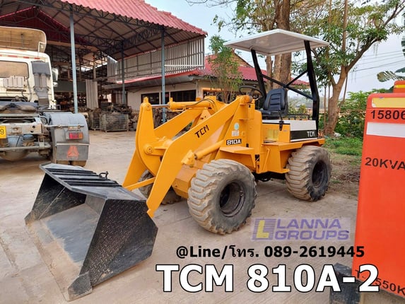 ขายรถตักTCM 810A-2 เครื่องยนต์คูโบต้าVT1502, ขับเคลื่อน2เพลา, เลี้ยงเอว ...
