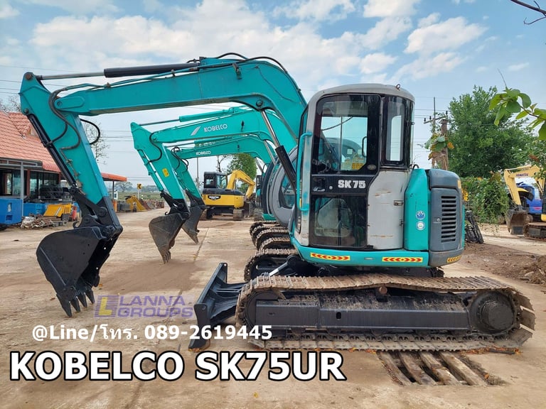 ขายรถขุดKOBELCO SK75UR มีลายเจาะ,เครื่องยน - Truck2Hand.com