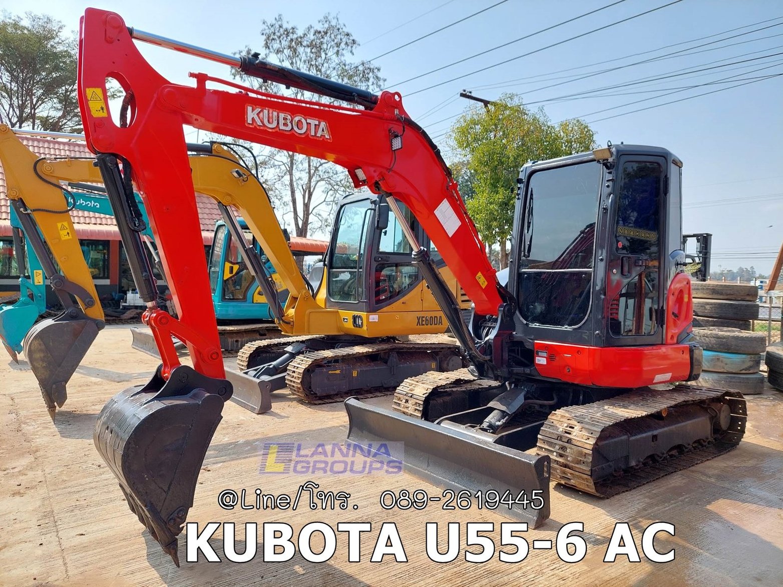 KUBOTA U55-6 AC รถปี61 ราคา 680,000 บาท เลข - Truck2Hand.com