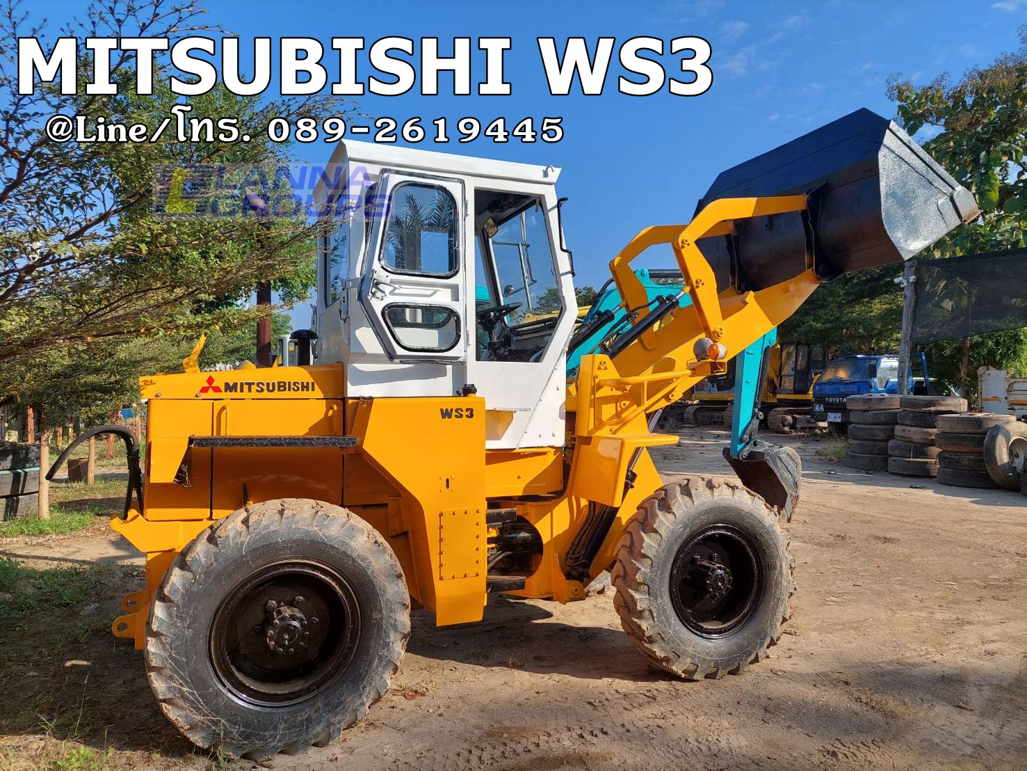 รถตัก MITSUBISHI WS3 เครื่องยนต์มิตซูบิชิ S - Truck2Hand.com