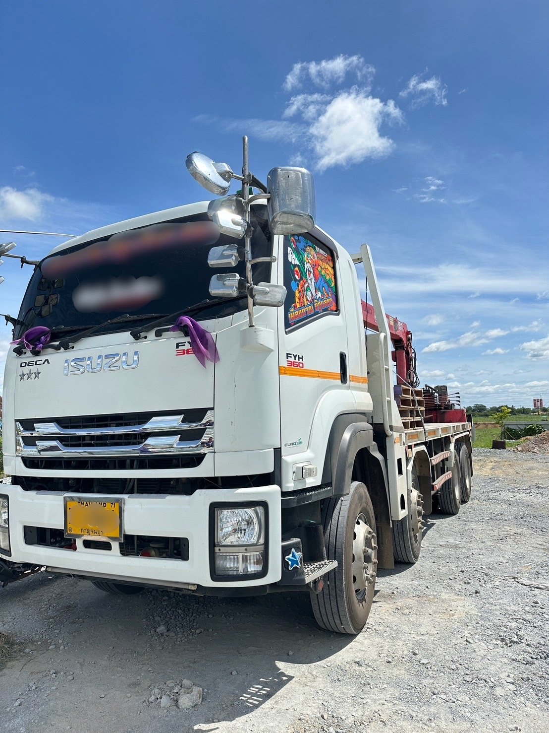 ขายรถบรรทุกอีซูซุพร้อมเครน 12 ล้อ (FYH) ติด - Truck2Hand.com