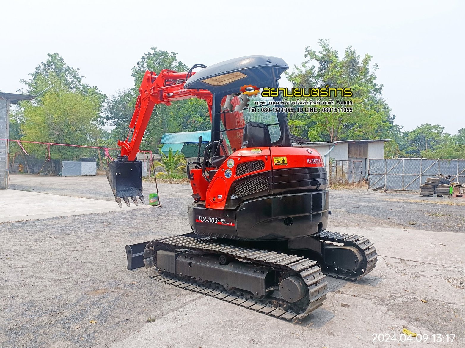 รถขุด รถแบคโฮ Kubota RX-303 ขนาด 3 ตัน PC30 - Truck2Hand.com