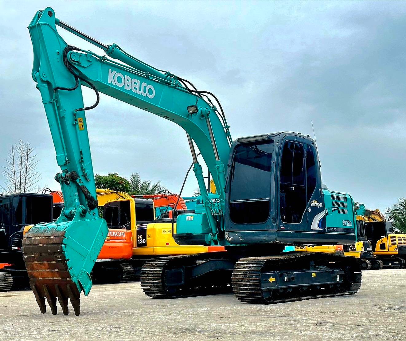 Kobelco SK130-8 รถเก่านอก ไฟฟ้าครบ ลายแย็ก - Truck2Hand.com
