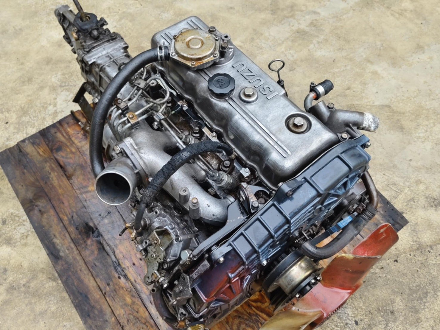 เครื่องยนต์ดีเซล ISUZU Gemini รหัส 4FD1 - Truck2Hand.com