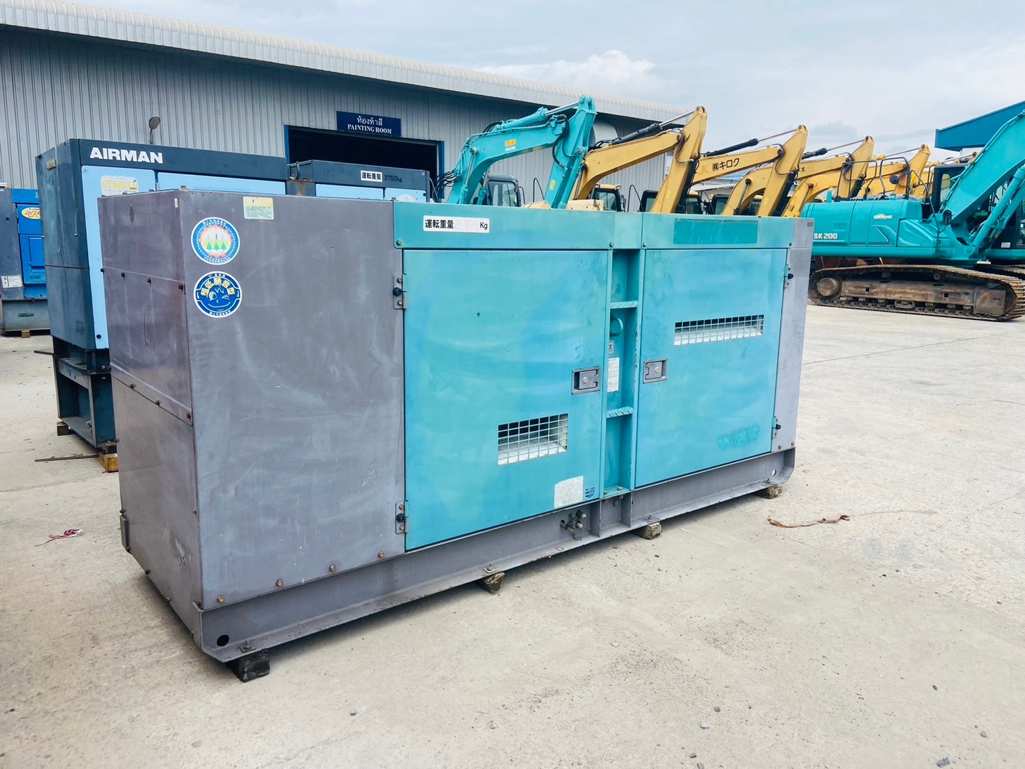 เครื่องปั่นไฟ 150KVA Denyo DCA-150ESM ปี200 - Truck2Hand.com