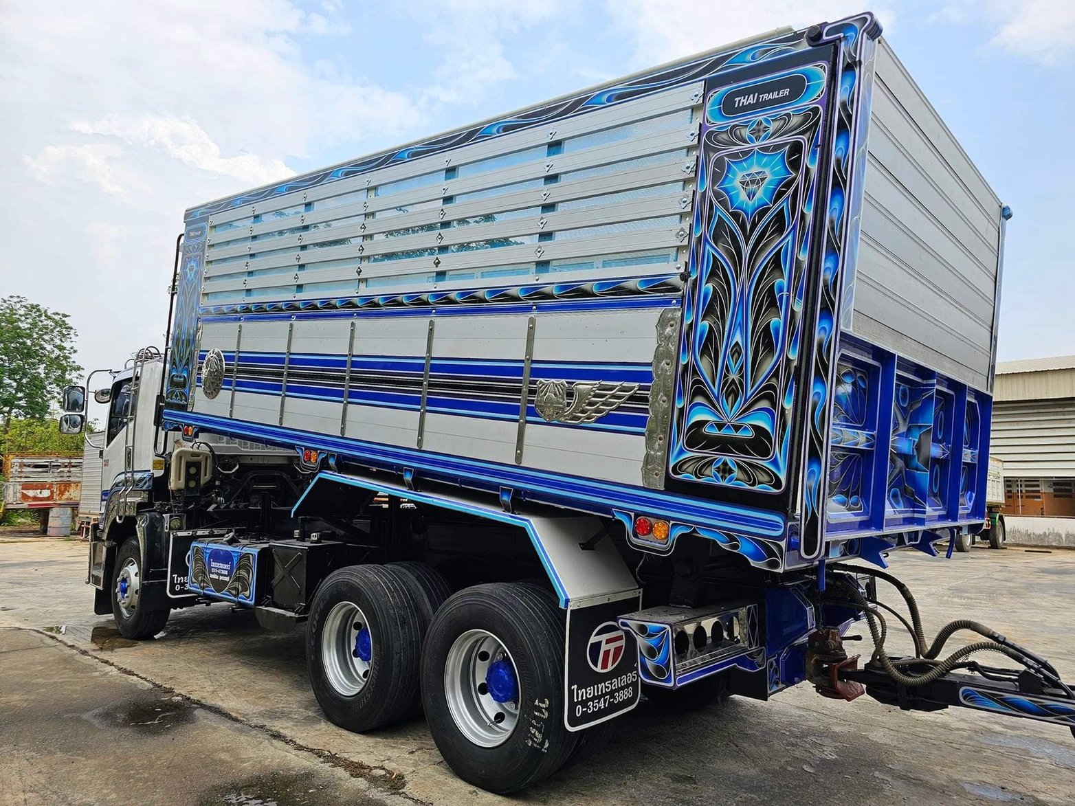 สิบล้อพ่วงเม่ลูก FXZ360 ดัมพ์ดอกปิเนียม ปี5 - Truck2Hand.com