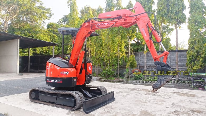รถขุด รถแบคโฮ Kubota RX-302 ขนาด 3 ตัน PC30 - Truck2Hand.com