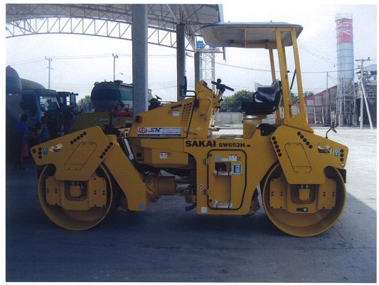 รถบดถนนสั่นสะเทือนล้อเหล็กคู่ SAKAI รุ่น SW - Truck2Hand.com