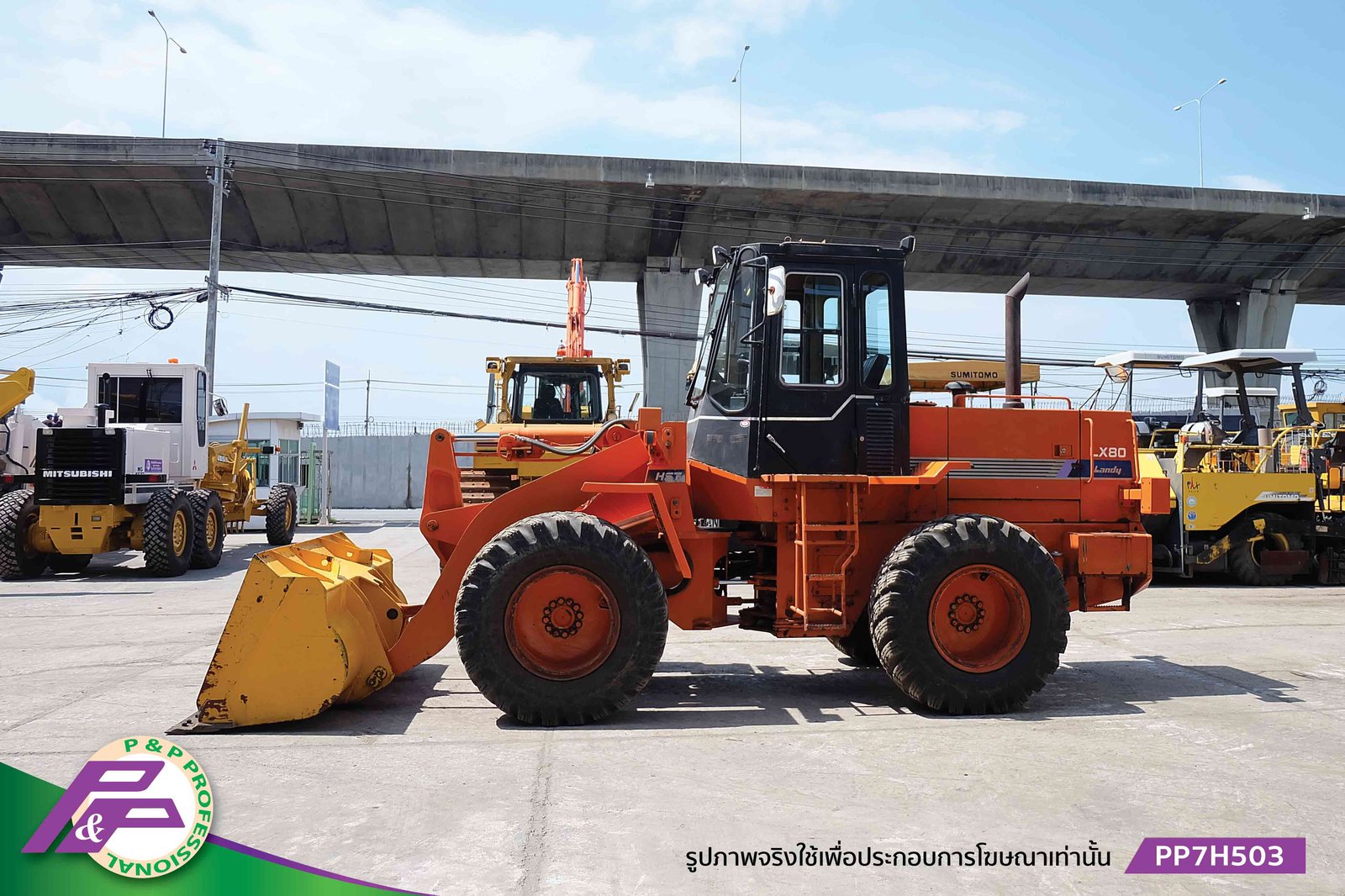 ขายรถตักล้อยาง HITACHI LX80 เทียบเท่า WA150 - Truck2Hand.com