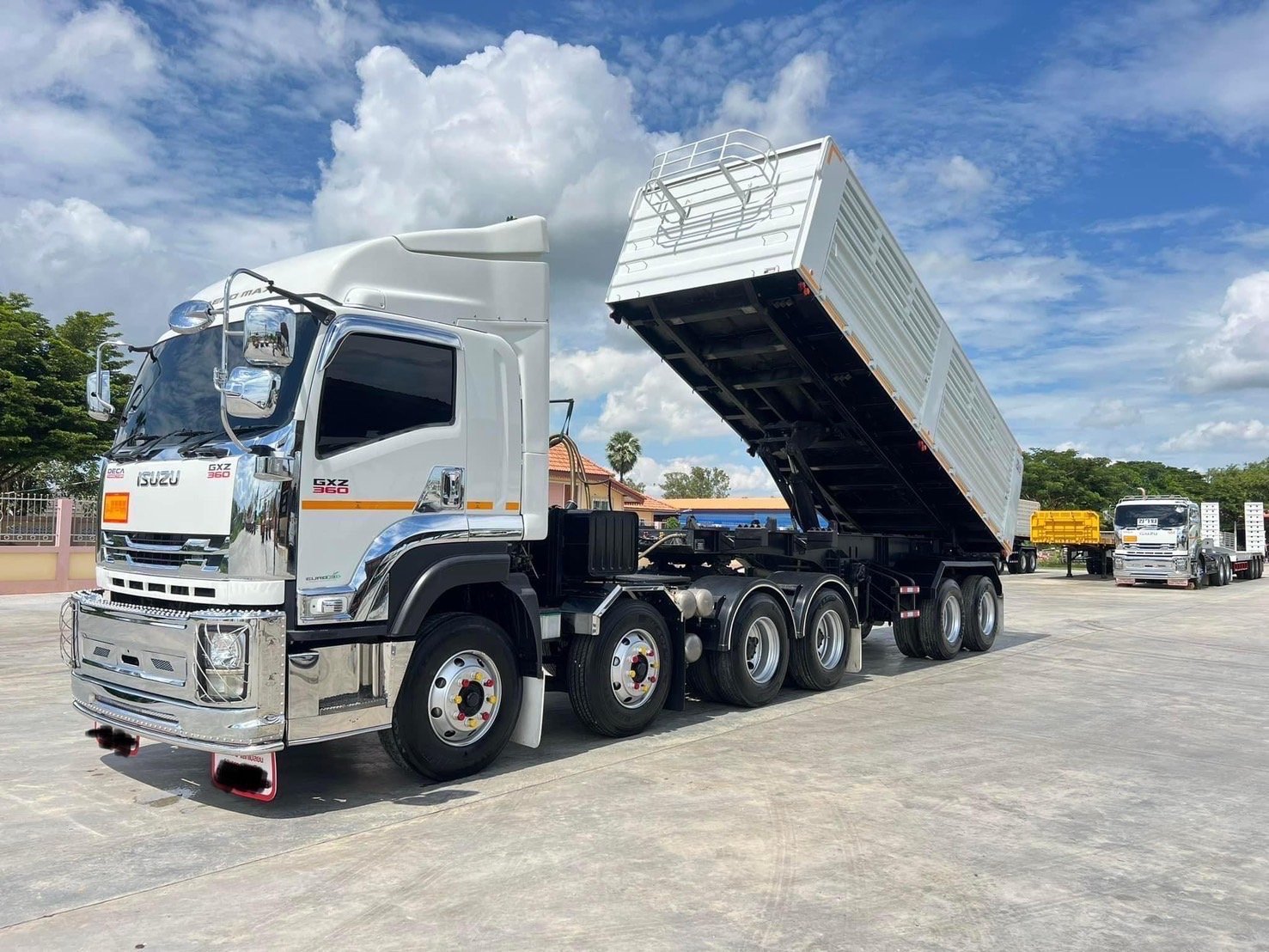 หัวลาก12ล้อ GXZ 360 แรงพร้อมหางเซมิดัมพ์ ยา - Truck2Hand.com