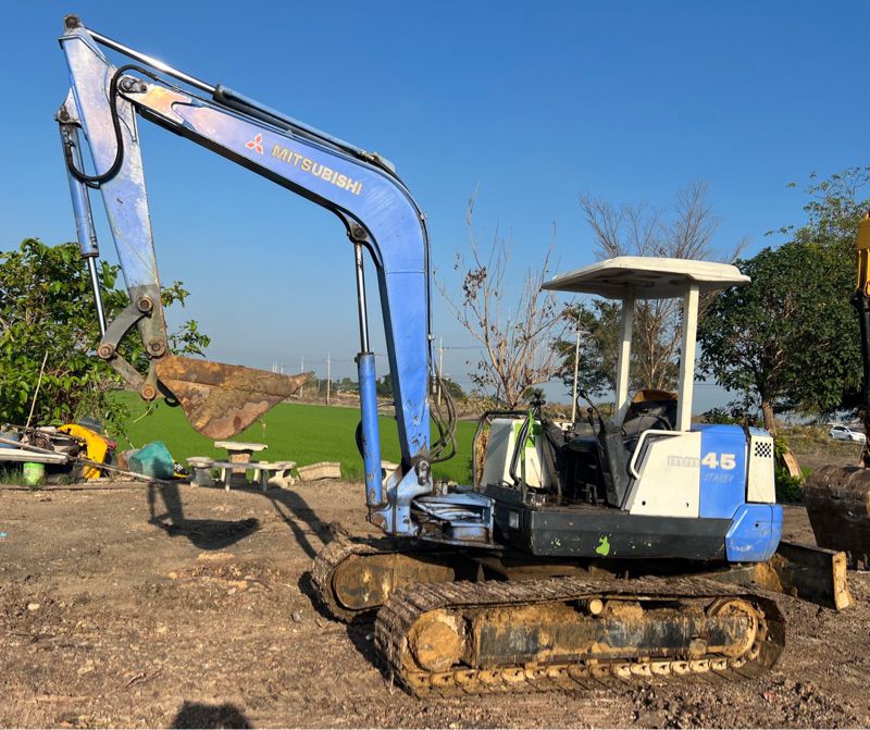ตลาดซื้อขาย เครื่องจักร รถแบคโฮ รถขุด MITSUBISHI (มิตซูบิชิ) สุพรรณบุรี ...