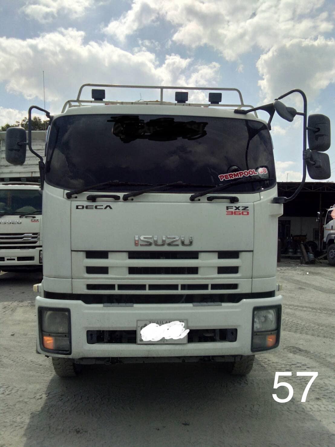 ISUZU FXZ 360แรง ปี57 10ล้อดั้ม กะบะเหล็ก - Truck2Hand.com