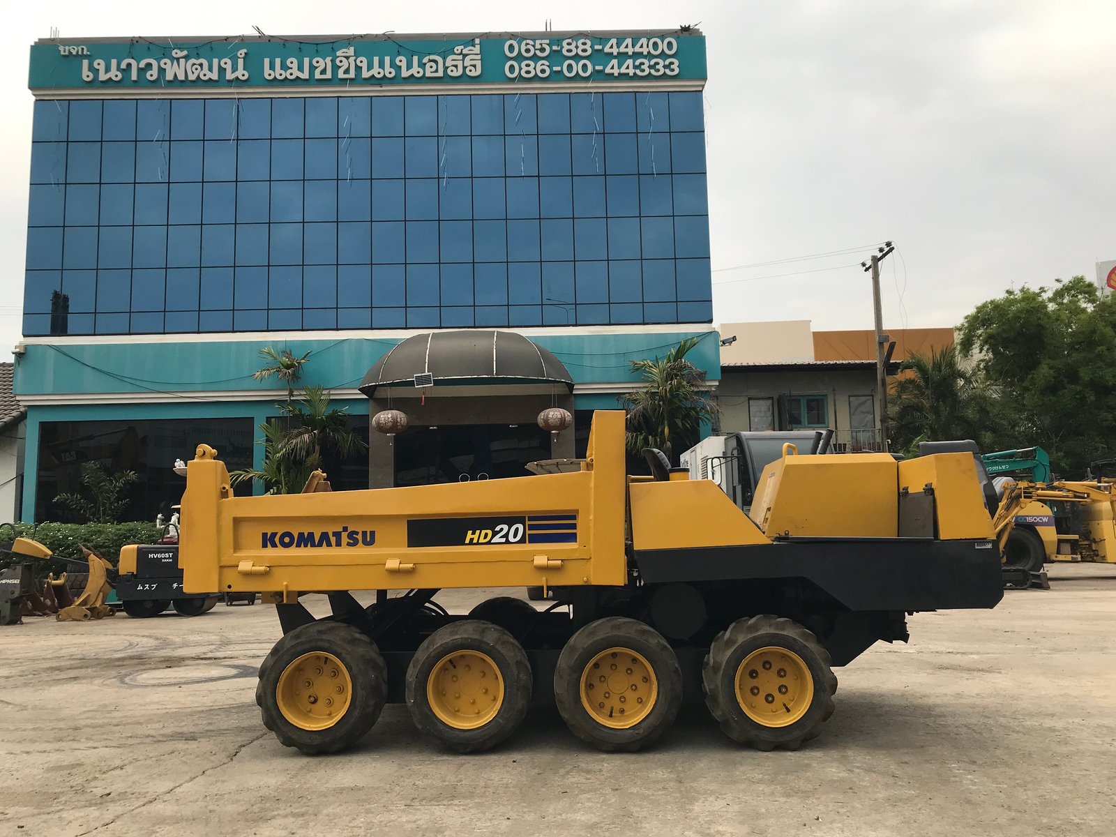 KOMATSU HD20 ดั๊มล้อยาง นำเข้าจากญี่ปุ่น สภ - Truck2Hand.com
