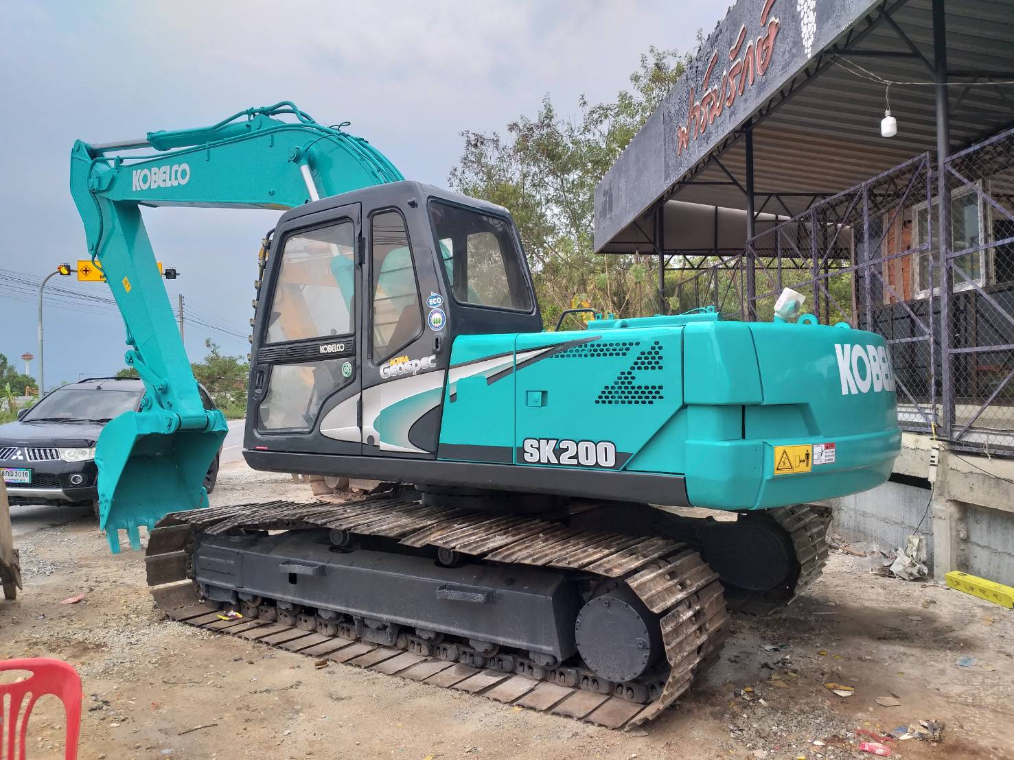 ตลาดซื้อขาย เครื่องจักร รถแบคโฮ รถขุด KOBELCO (โคเบลโก) SK200-3 ...